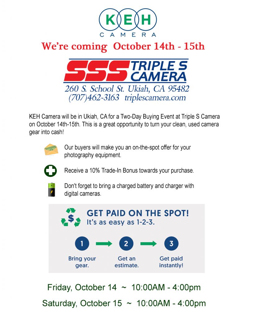 KEH Camera is coming to Triple S - Triple S Camera